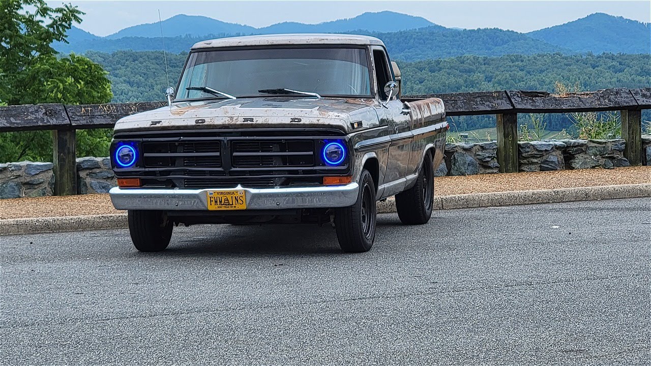 F100 Intellitronix Digital Gauge Cluster Installation - YouTube