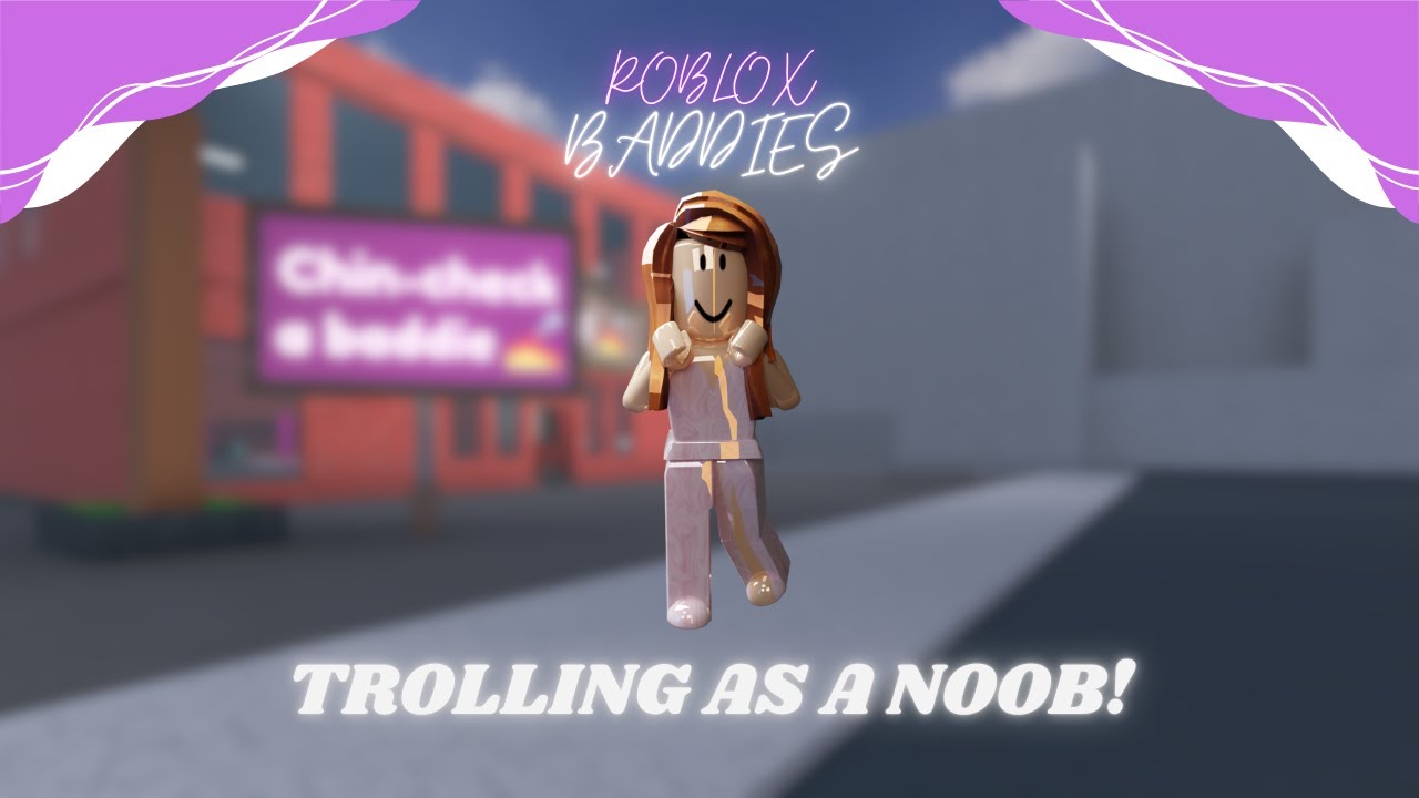 ROBLOX BADDIES but I troll as a NOOB! 💩 - YouTube