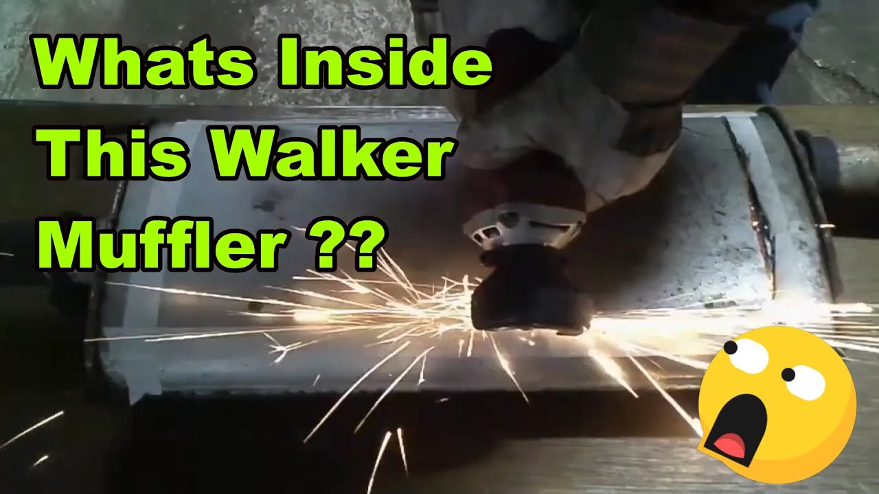 Walker Muffler Cut Open Automobile Ford / Walker Muffler / Ford ...