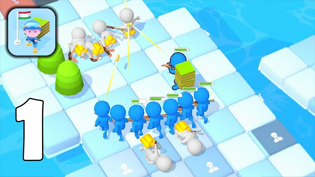 Tile World - Stickman War Army - Part 1 Tutorial - Gameplay Walkthrough ...