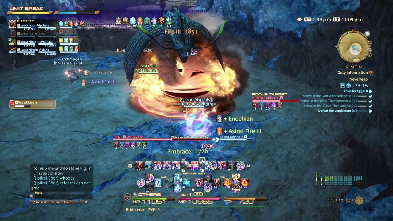 FINAL FANTASY XIV Black Mage Tank - YouTube