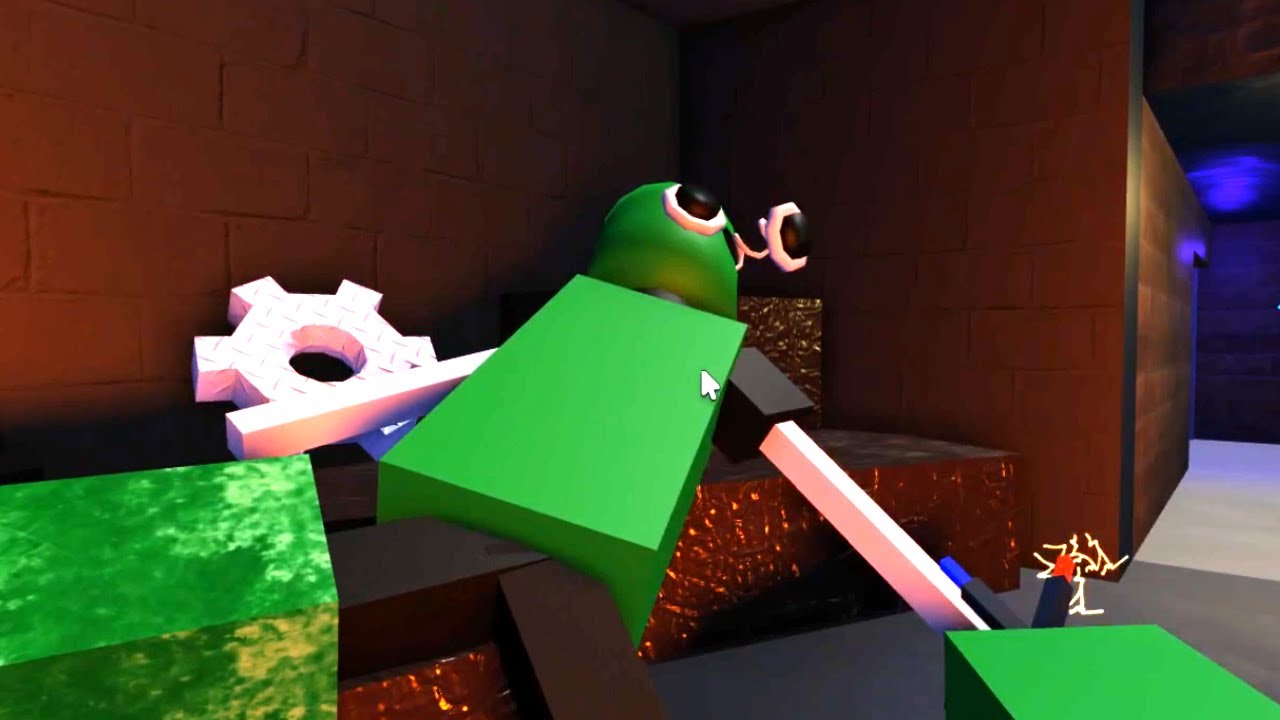 rainbow friends secret green robot - YouTube