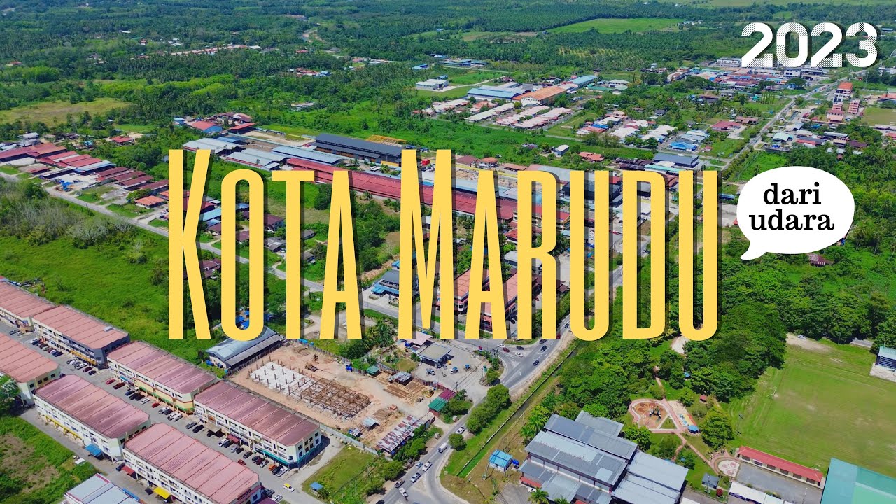 #udara_b 23 | Pekan Kota Marudu, Sabah dari udara - YouTube