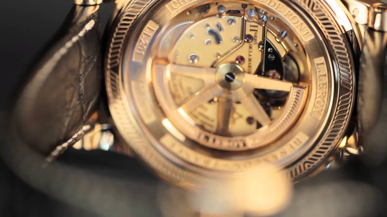 L.Leroy Men’s Watch Marine 18K Rose Gold - YouTube