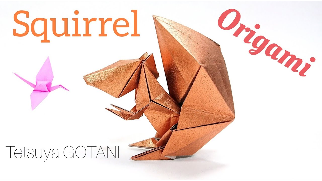 Origami Squirrel tutorial - YouTube