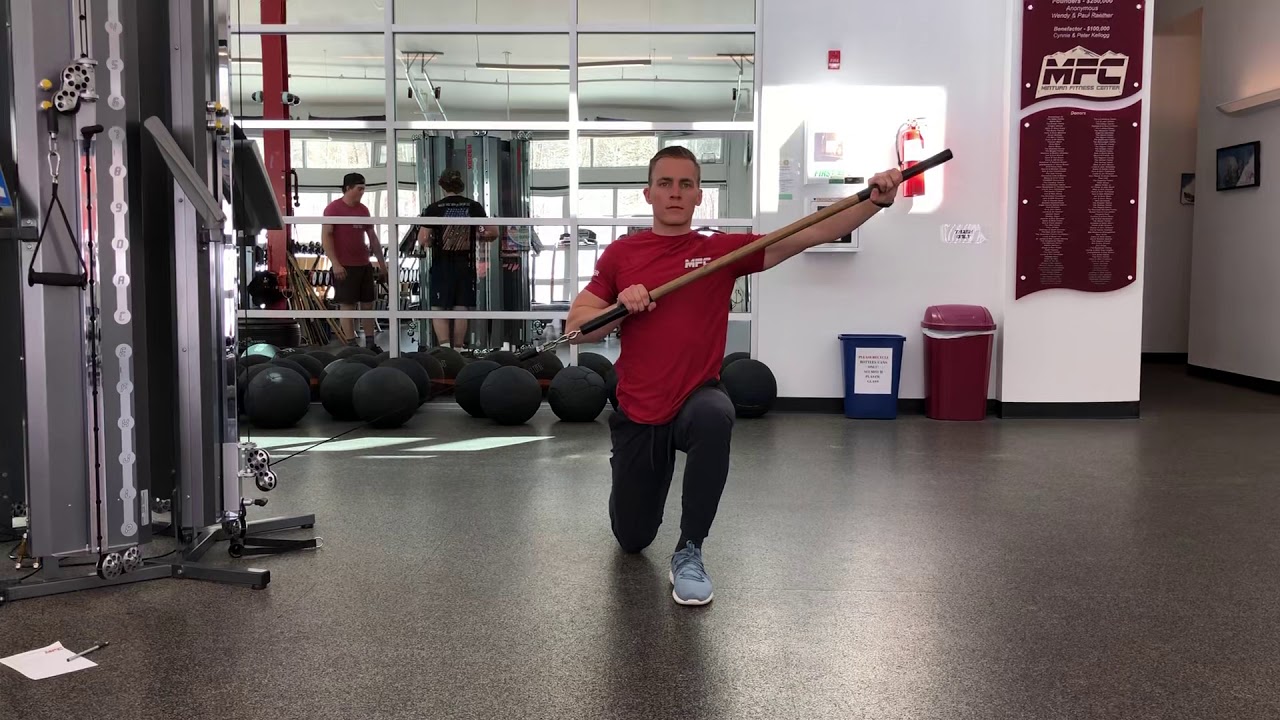 Half Kneeling Cable Lift - YouTube