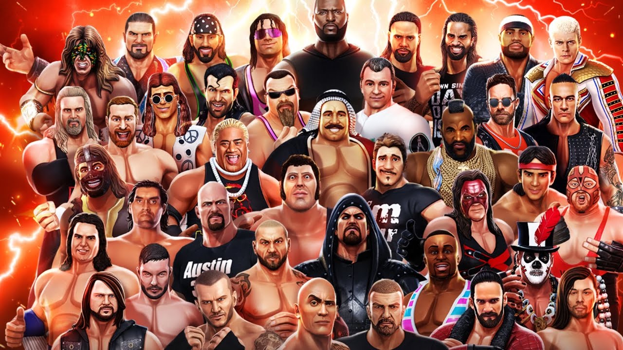 WWE Mayhem Story mode & Online gameplay - YouTube