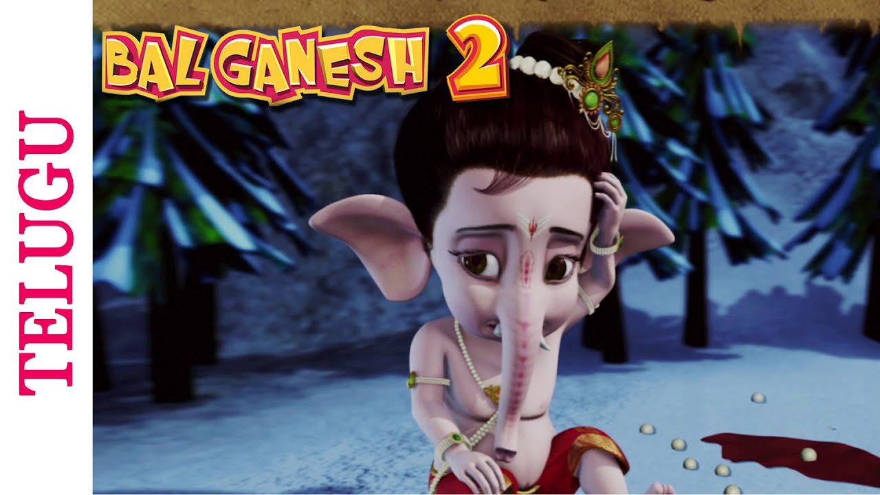 Telugu Mythological Stories - Bal Ganesh 2 - The Moon Bears Ganesha's ...
