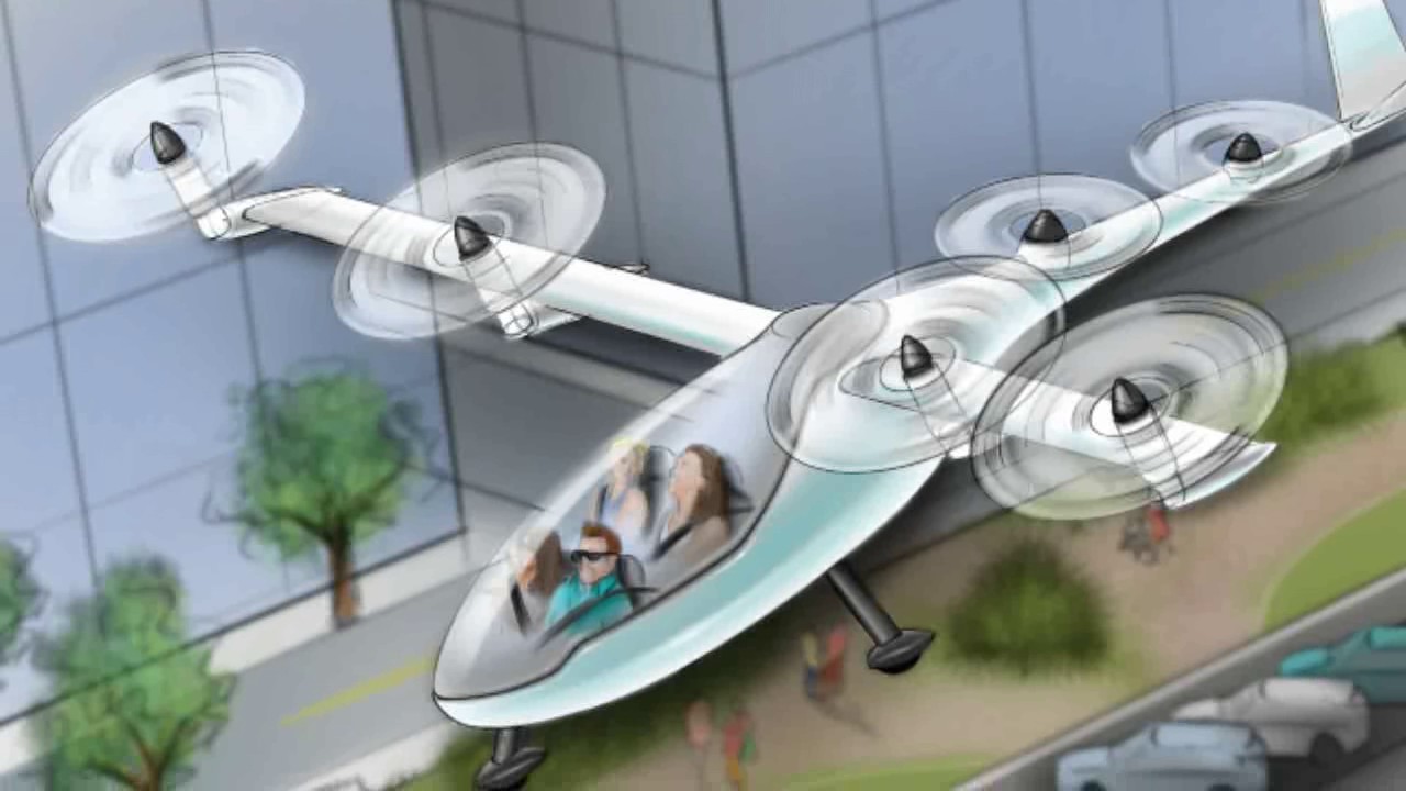 Uber expects its Flying Car "VTOL Aircraft" in 10 years. Uber Elevate ...
