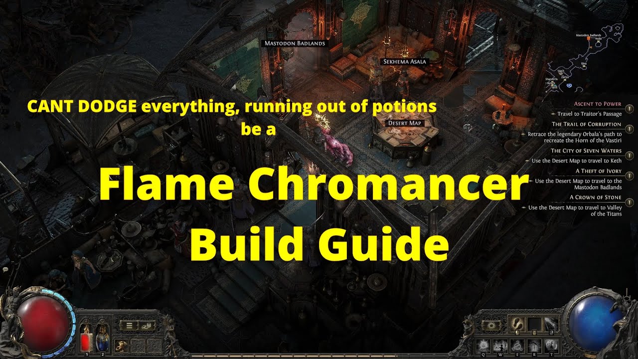 POE2: Tanky and resilient, Flame Chronomancer Build Guide - YouTube