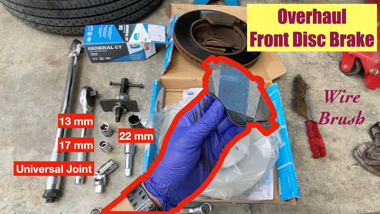 Proton Persona Front Disc Brake Break pad cleaning job done easily ...