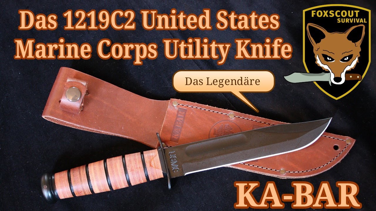 KA-BAR Kampf- und Allzweckmesser 1219C2 USMC Utility Knife [Die wahre ...