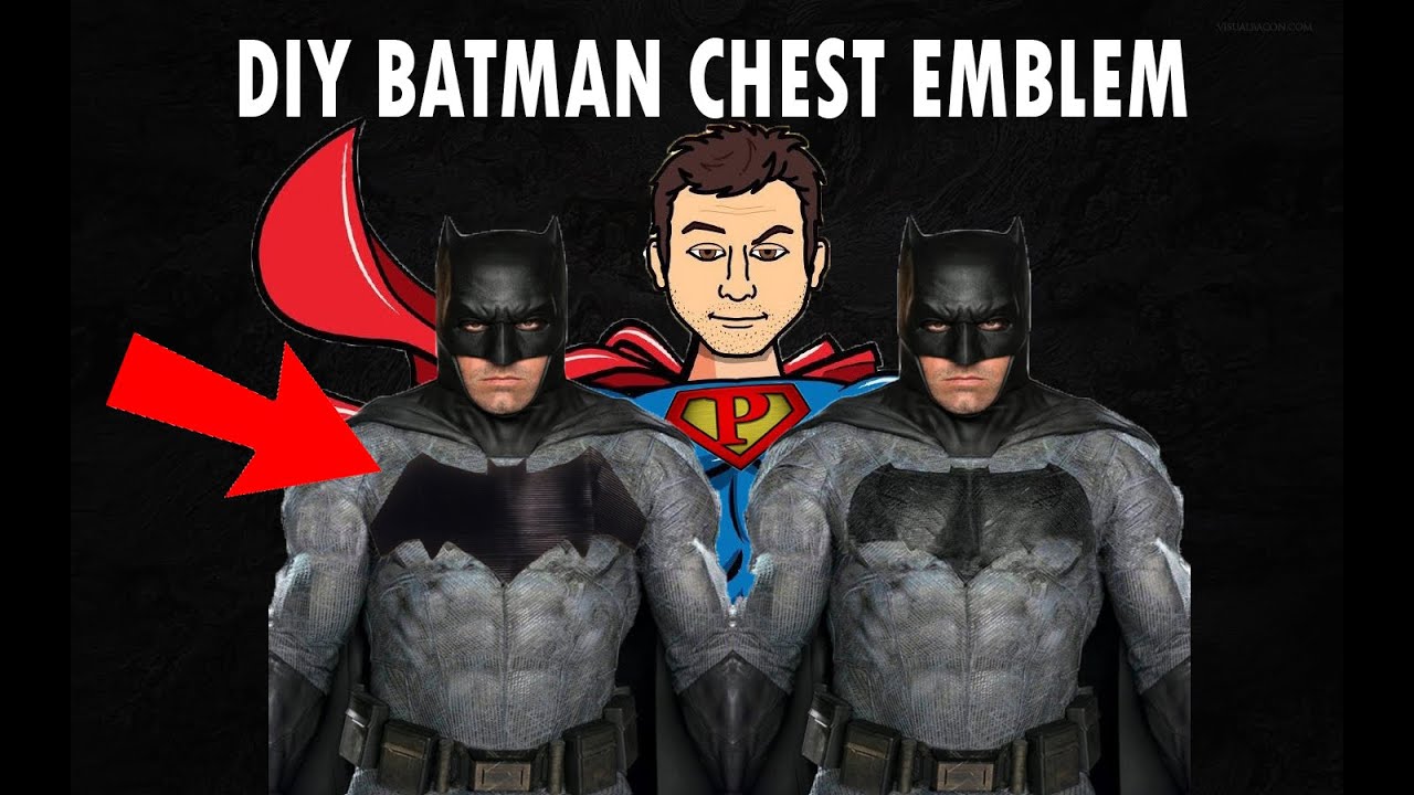 DIY Batman cosplay bat emblem - YouTube