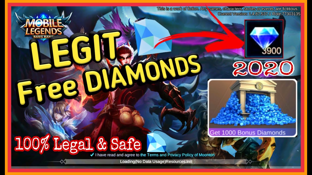 How to Get Free Diamonds || Diamonds hack ml patch yu zhong || Mobile ...