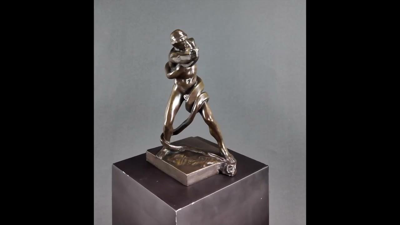 Athlete and Python by Frederic Lord Leighton - YouTube