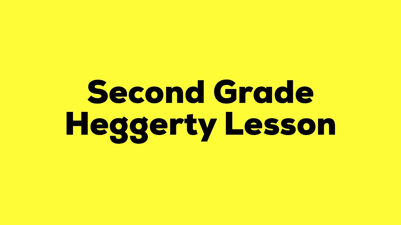 Second Grade Heggerty Lesson - YouTube