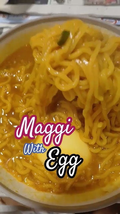 Maggi with egg | Maggi 2 min | how to make Maggi | Germany Maggi # ...