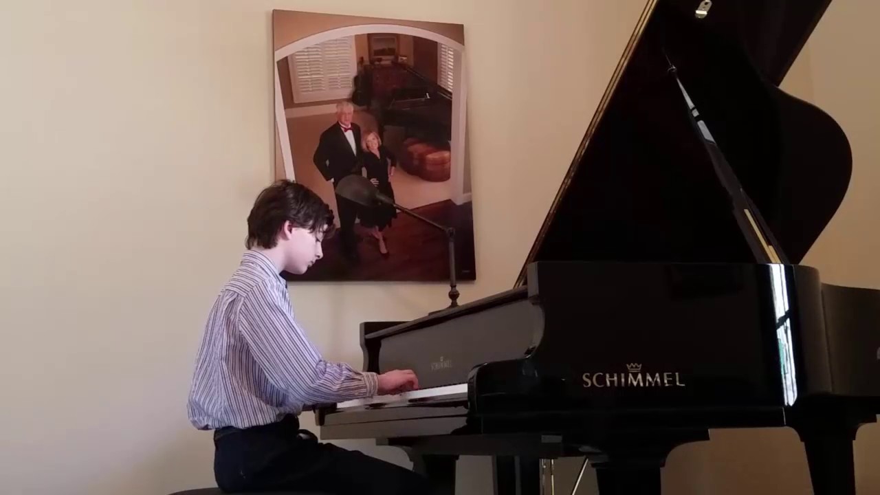 James Zachman playing 'March in D Major' by J.S. Bach at JPG Piano ...