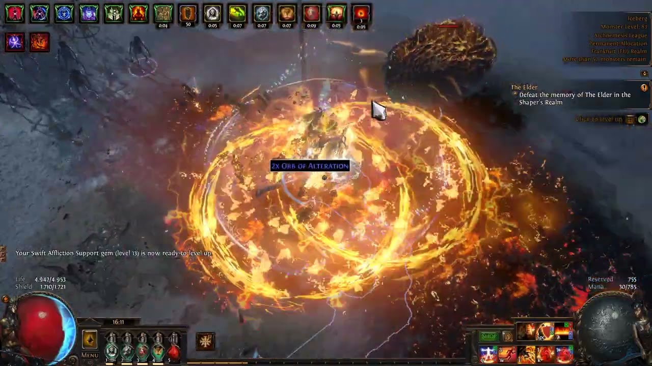 Poe - Righteous Fire Inquisitor - 3.17 - T16 Farming Showcase - YouTube