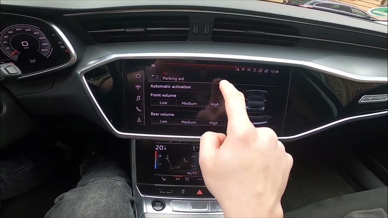 How to Manage Parking Aid in Audi A6 C8 ( 2018 - now ) | Manage Parking ...
