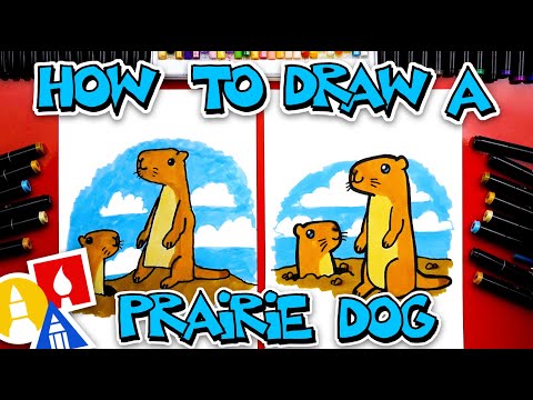 How To Draw A Prairie Dog | Safe Videos for Kids