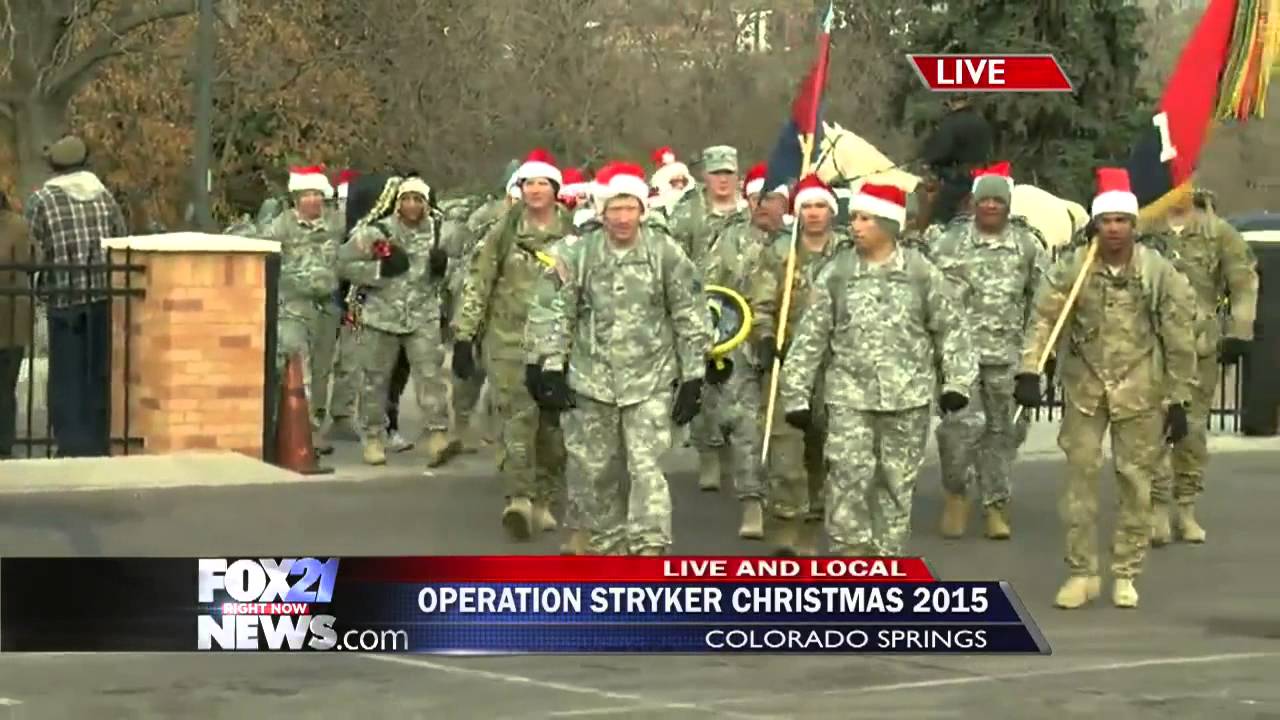 Fort Carson soldiers deliver Operation Stryker Christmas 2015 - YouTube