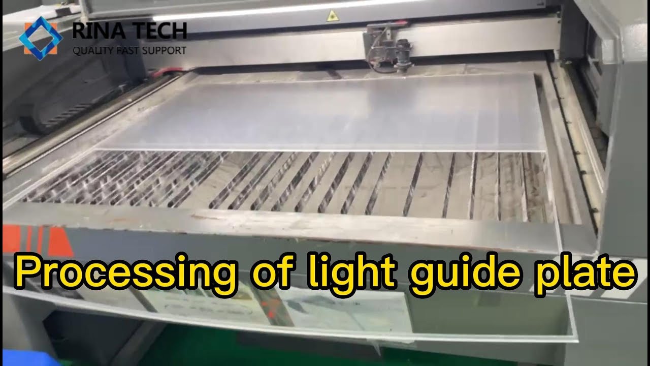 Factory custom light guide plate - YouTube