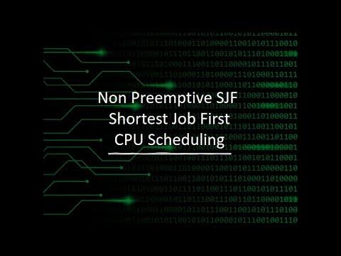 Non Preemptive SJF CPU Scheduling | Shortest Job First | OS | Anna ...