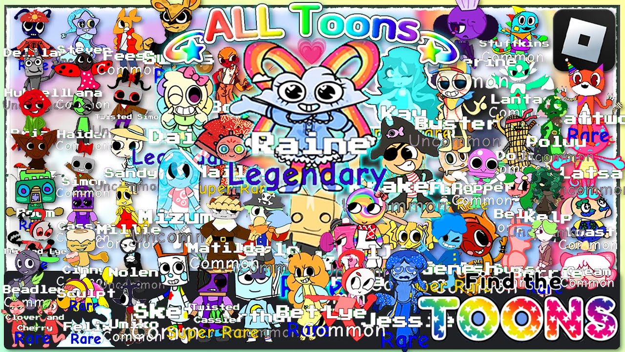 [🌼ALL Toons]🌼Find The Toons🔎How To Get ALL Badges🎵 - 🎮ROBLOX [2025 ...