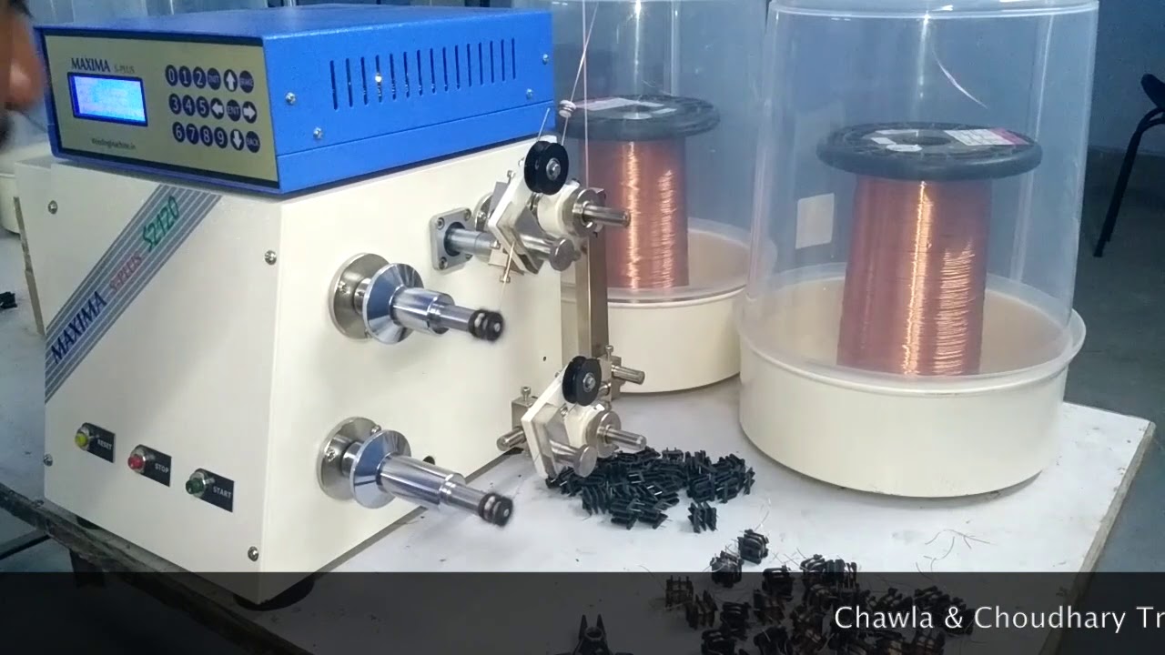 Line Filter Coils Winding Machine - YouTube