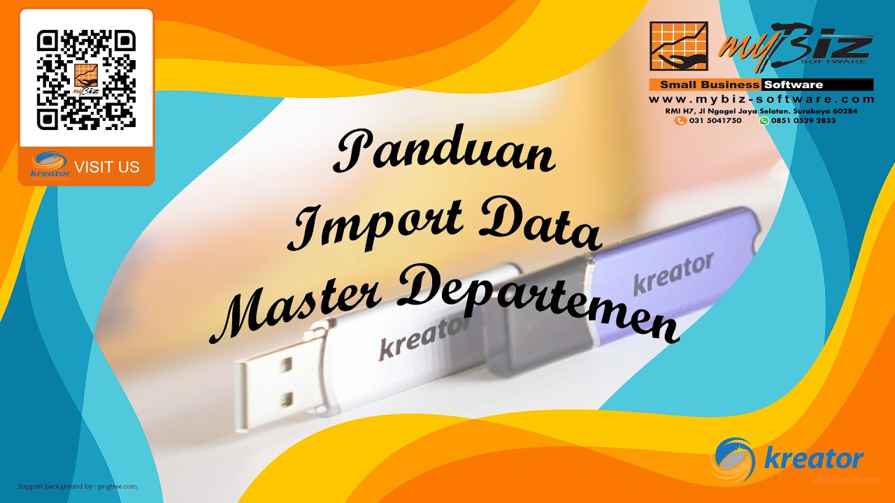 Import Data Master Departemen Barang di myBiz Retail - YouTube