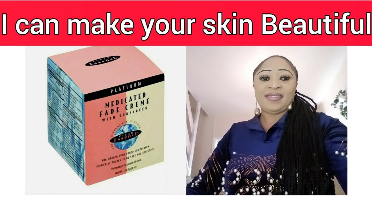 CLEAR ESSENCE FADE CREAM, THE DIFFERENCE IS CLEAR. - YouTube