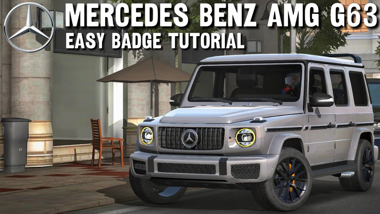 Mercedes Benz Easy Logo Badge Tutorial | Car Parking Multiplayer - YouTube