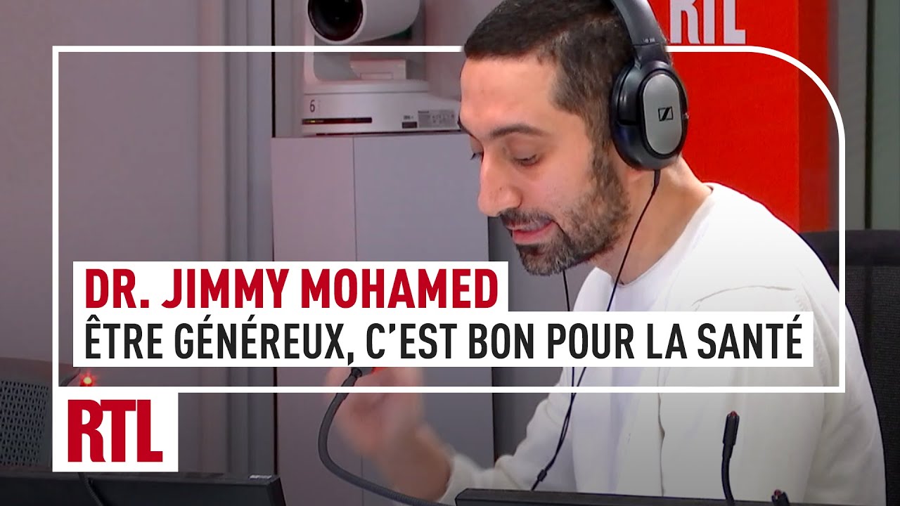 Dr. Jimmy Mohamed - Soyez généreux, c'est bon pour votre santé ! - YouTube