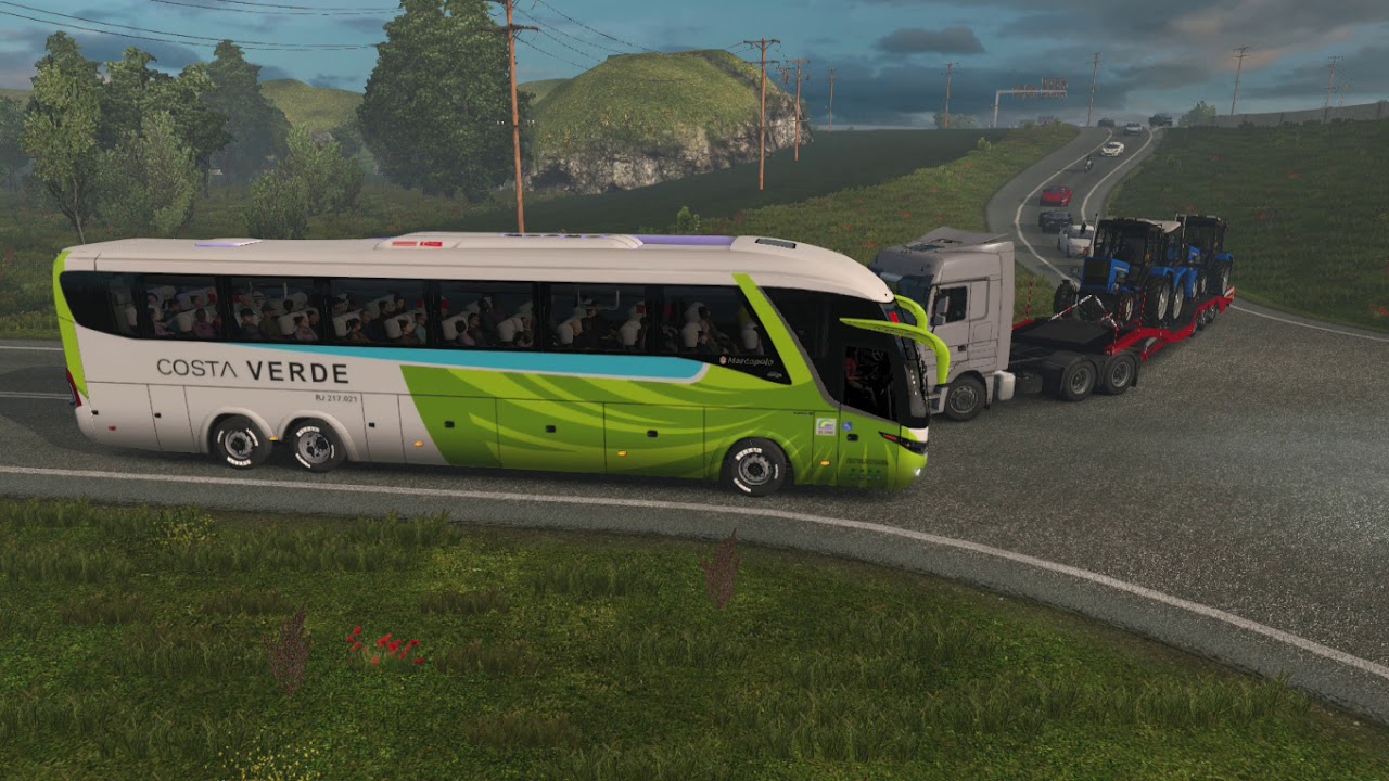 ETS2 1.36V + MAPA EEA 5.4 + MOD BUS | MARCOPOLO NEWG7 | RIO VERDE X ...