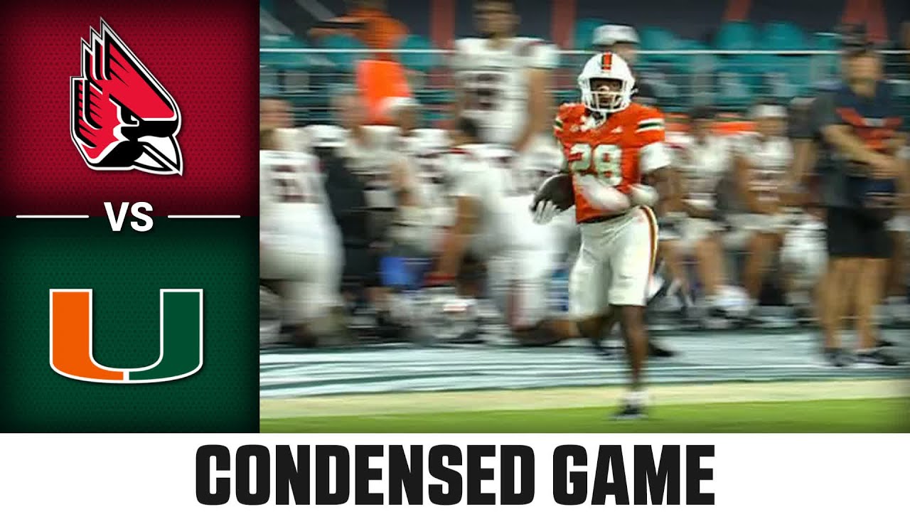 Ball State vs. Miami Condensed Game | 2024 ACC Football - YouTube