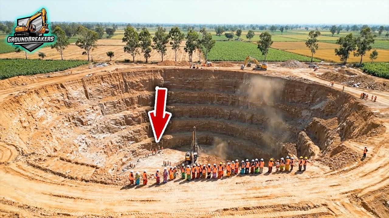 Cranes, Excavators, Rollers, Dump Trucks Build a Modern Agricultural ...