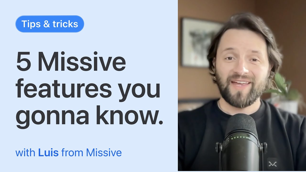 5 Missive Features You Gotta Know - YouTube