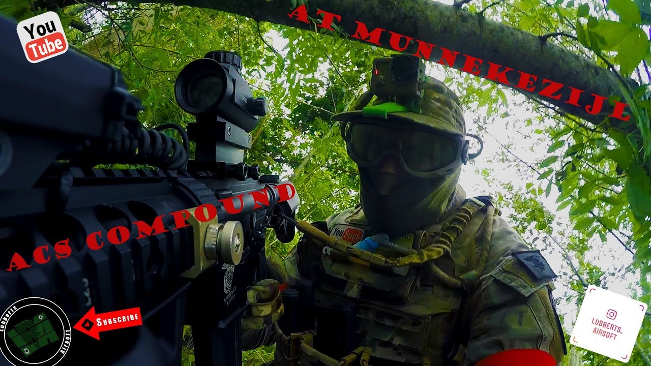 Airsoft Combat Support (ACS) Compound at Munnekezijl GamePlay - YouTube