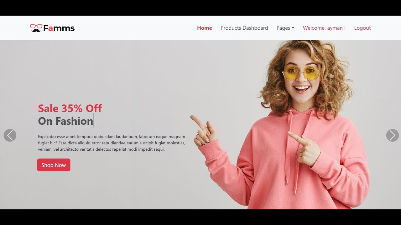 My E-commerce web project ITI - YouTube