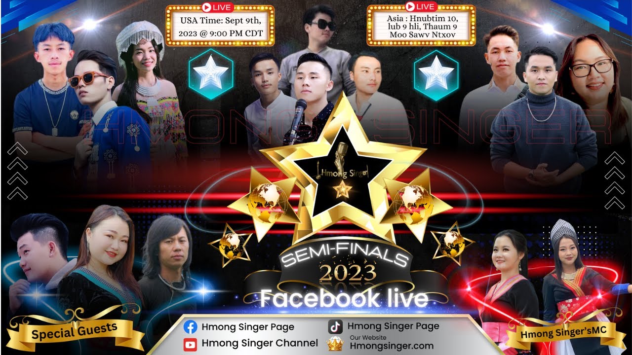 Thov Hmoob Sib Txhawb 🎸Hmong Singer Semi - Finals - YouTube