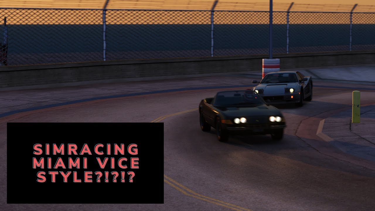 Miami Vice time! Ferrari 365 Daytona Spyder vs. Ferrari Testarossa at ...