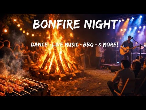 Bonfire Night Vibes 🔥 | Music, Dance & Live BBQ Party Night - YouTube