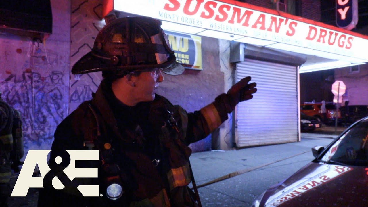 Live Rescue: Fire Engulfs Second-Floor Apartment Above Pharmacy | A&E ...