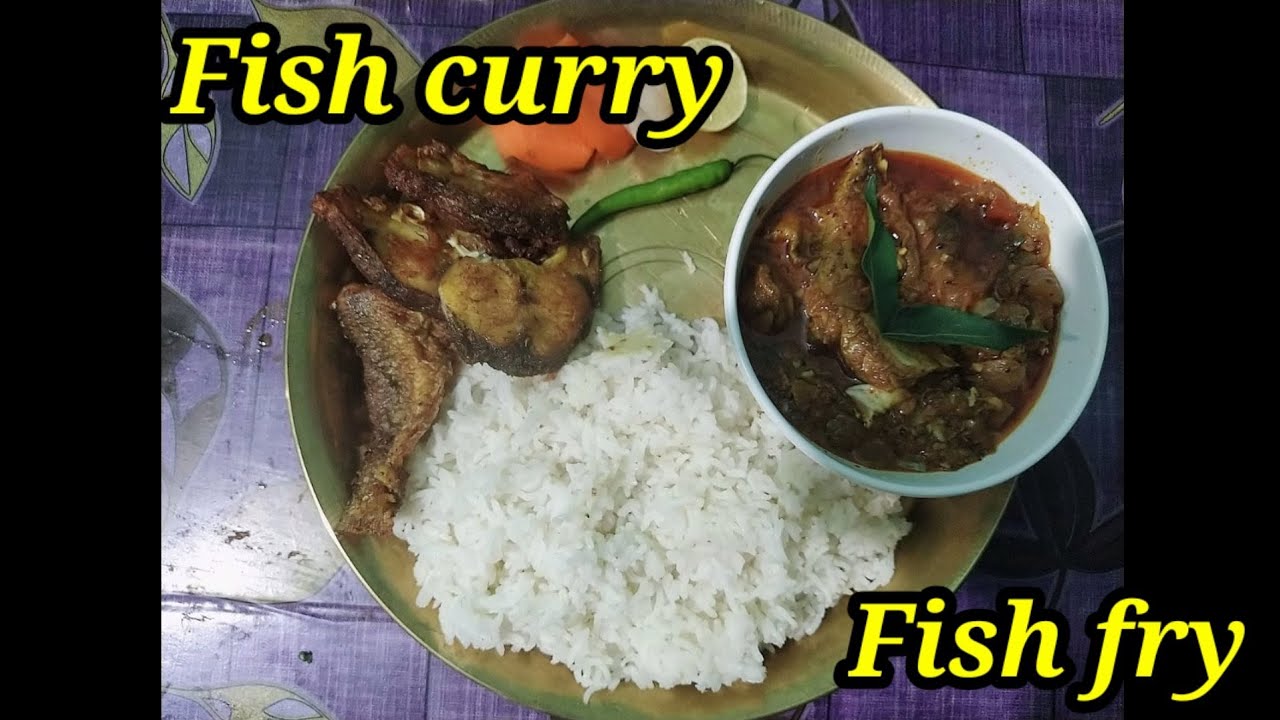 Fish curry recipe / fish fry and curry in nepali style - YouTube