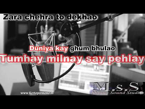 Zara chehra to dekhao karaoke