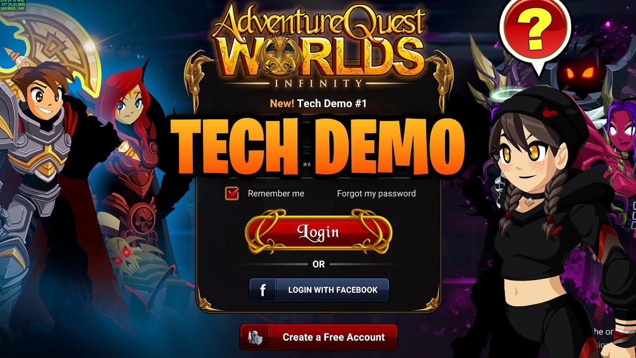 Aqw Infinity Tech Demo Youtube