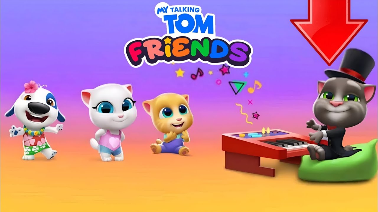 🤵🎶😺 My Talking Tom Friends ( happy musician ) NEW Gameplay ¿ Best Funny ...
