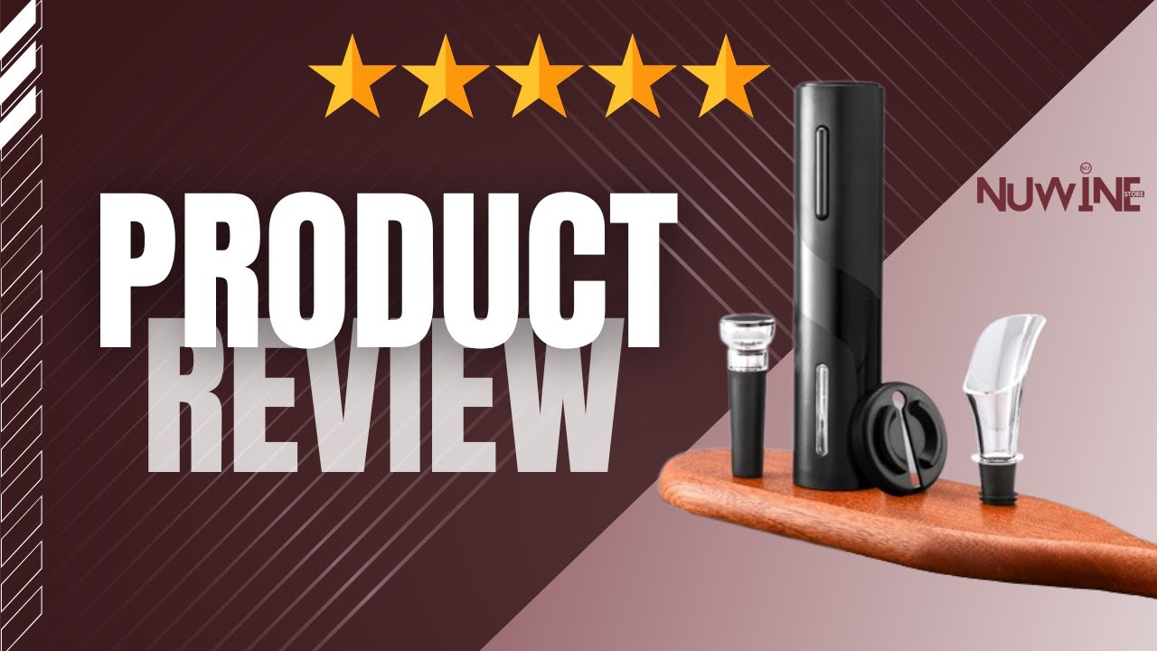 NUWINE®️ Electric Wine Bottle Opener Kit Automatic Electric Wine Bottle ...