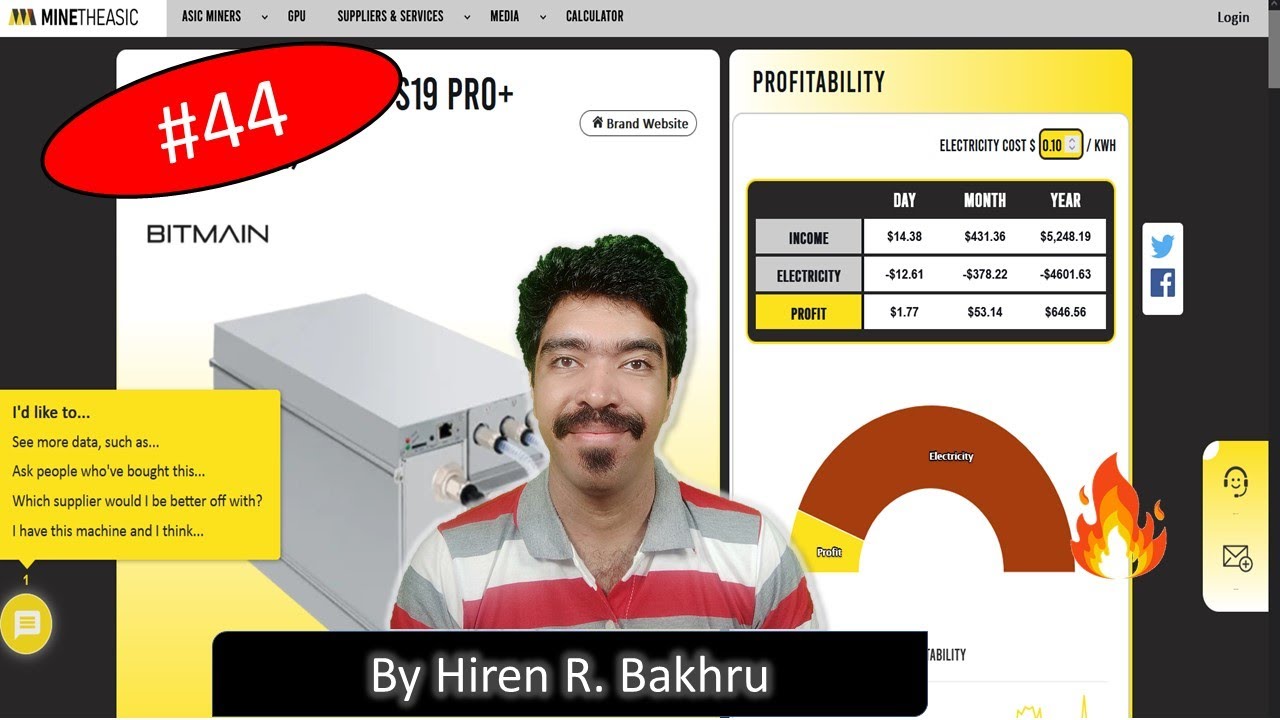 #44 | Mine The ASIC.com | Bitmain Antminer S19 Pro+ Hyd. (191Th) - YouTube